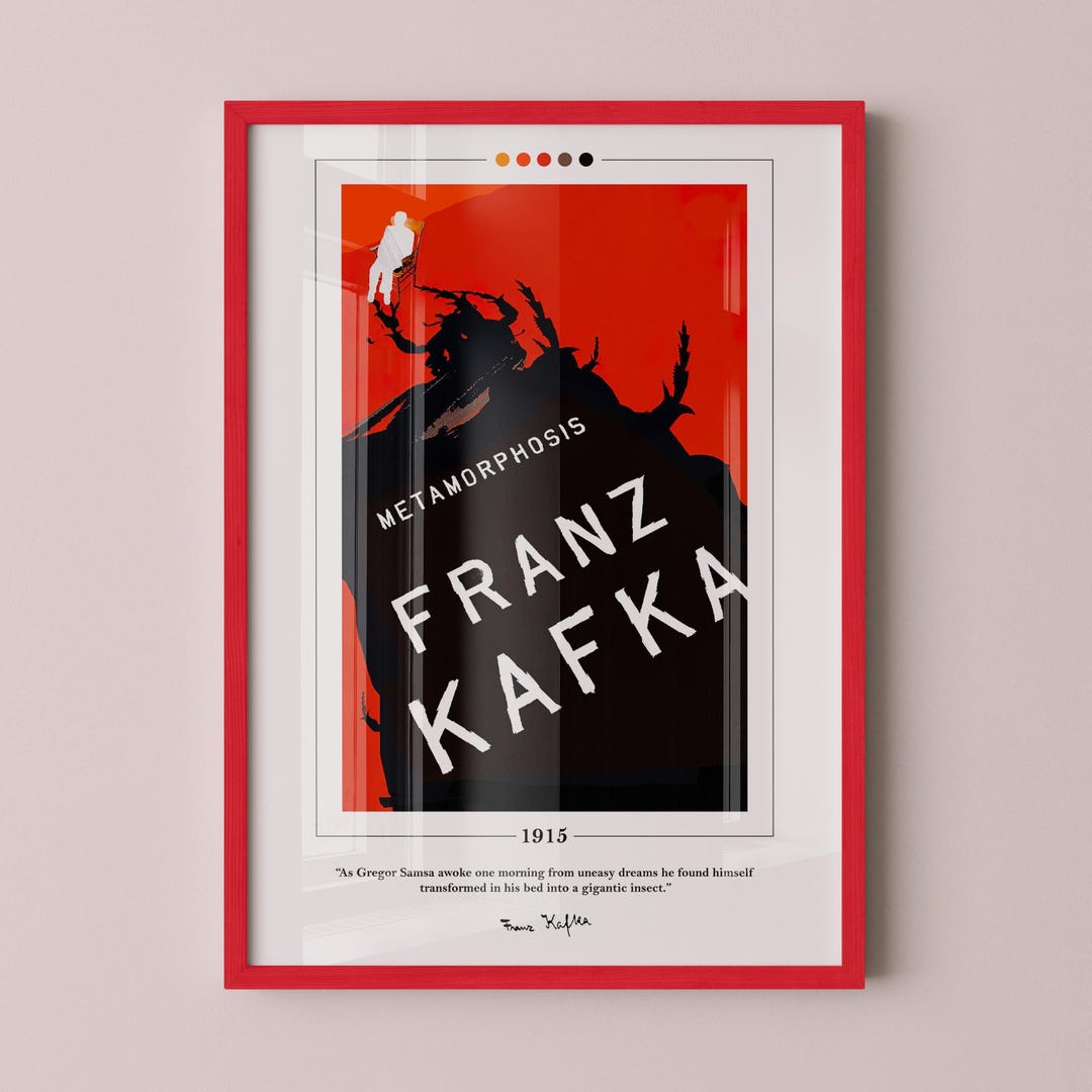 The Metamorphosis Book Cover Poster | Franz Kafka, Metamorphosis Poster ...