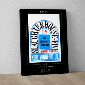 Slaughterhouse Five Book Cover Poster | Kurt Vonnegut, Slaughterhouse ...