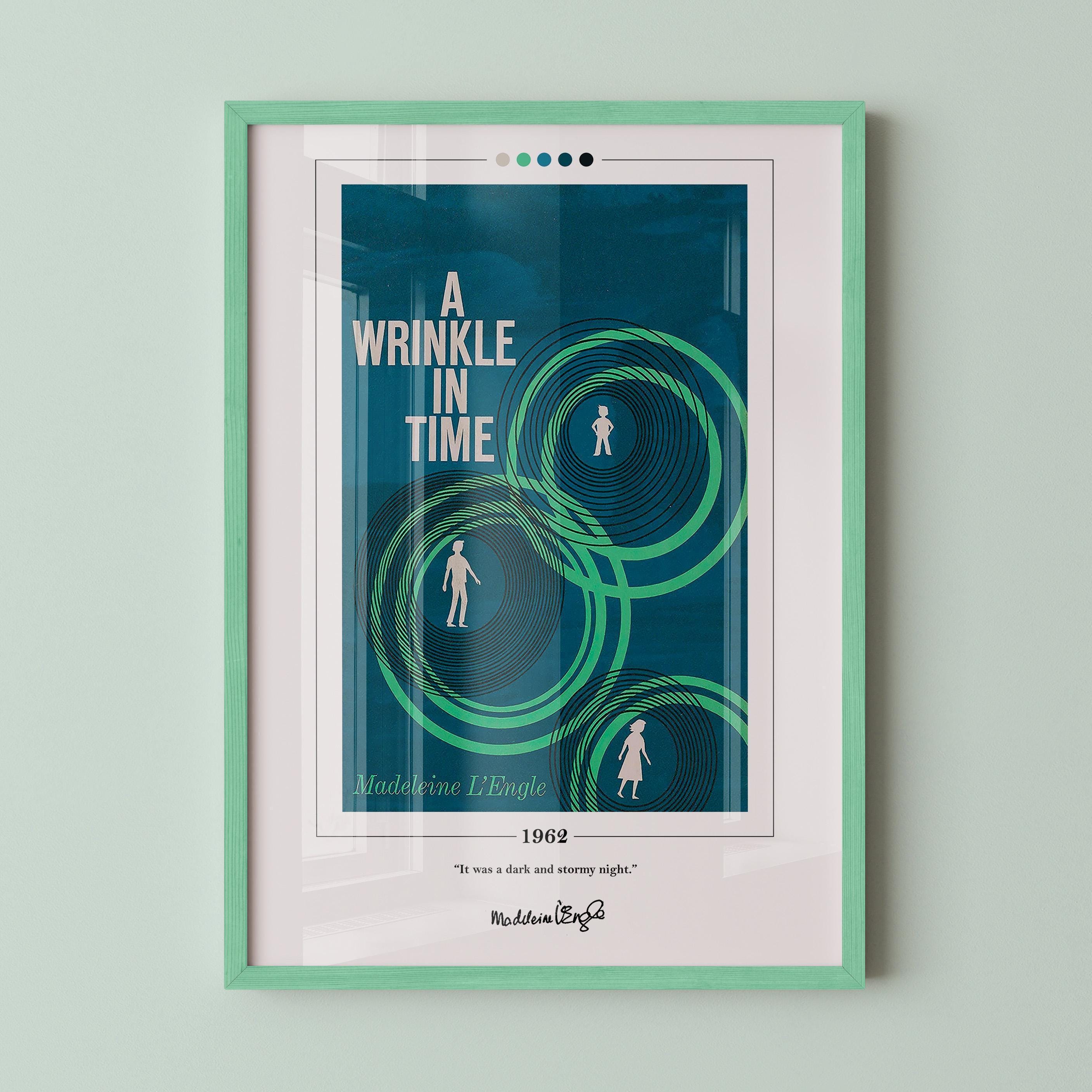 A Wrinkle in Time Book Cover Poster | Madeleine L'engle, A Wrinkle in ...