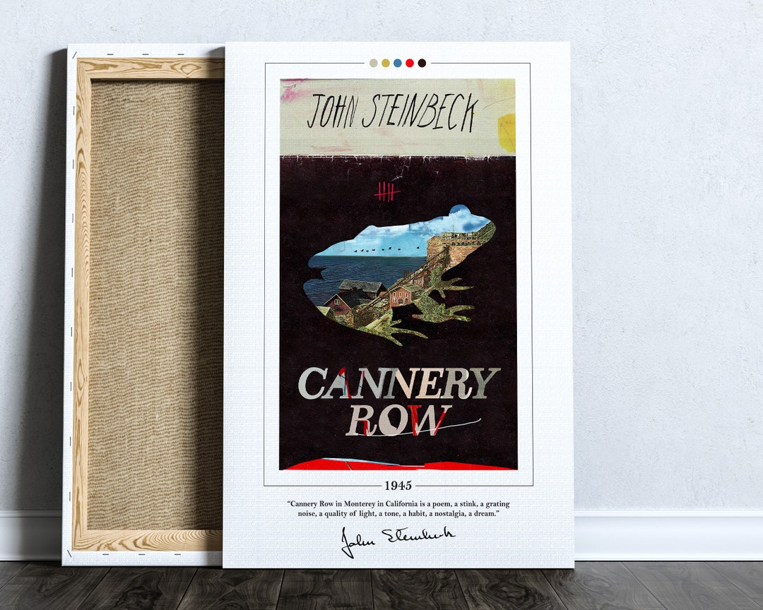 Cannery Row Book Cover Poster | John Steinbeck, Cannery Row Poster ...