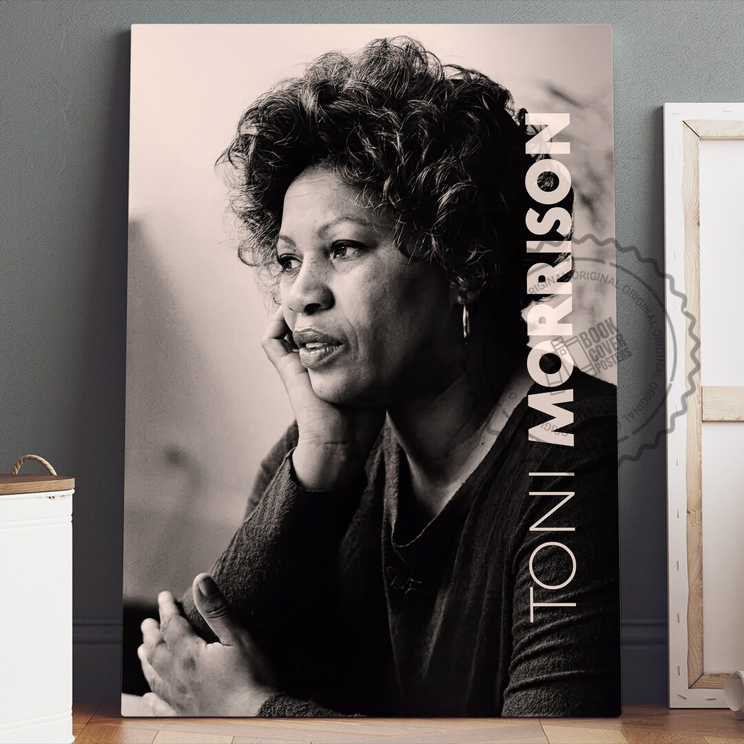 Toni Morrison Poster Canvas Wall Art, Book Lover Gifts, Gifts for ...