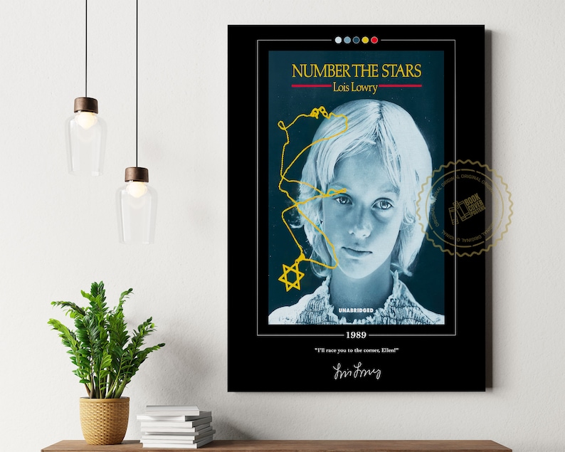 Number the Stars Book Cover Poster Lois Lowry Number the - Etsy