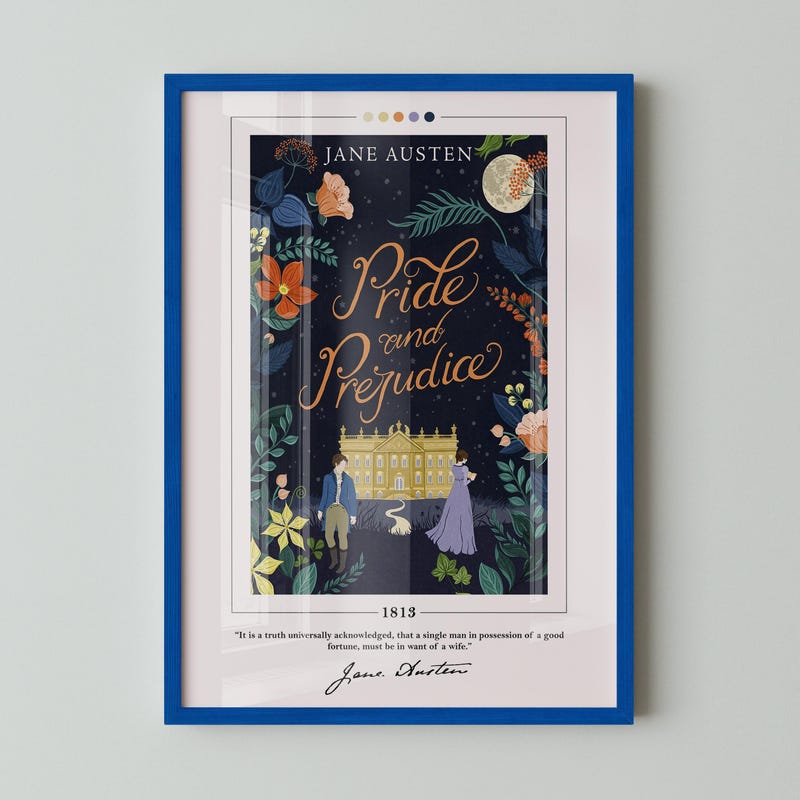 Jane Austen Poster - Etsy