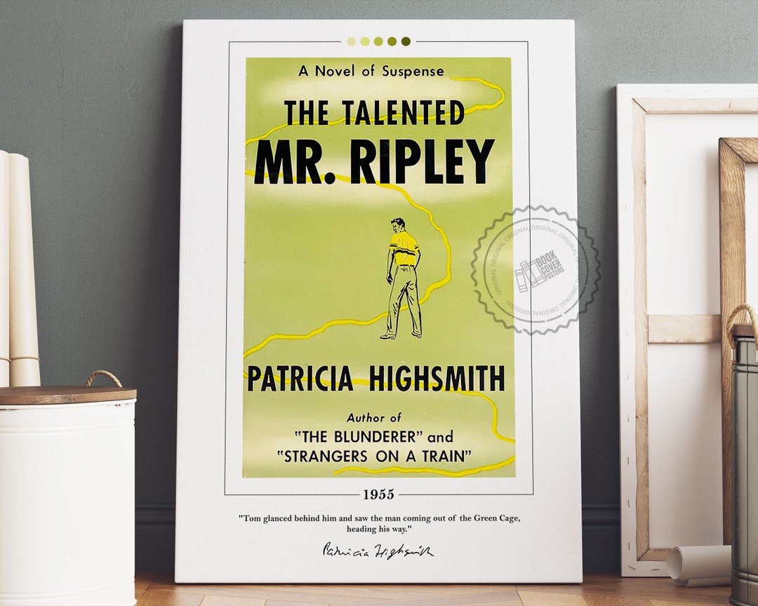 The Talented Mr Ripley Book Cover Poster | Patricia Highsmith, Talented ...