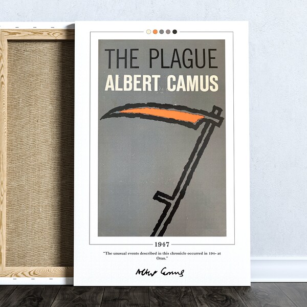 Albert Camus Plague Poster - Etsy