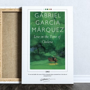 Love in the Time of Cholera Book Cover Poster | Gabriel Garcia Marquez ...
