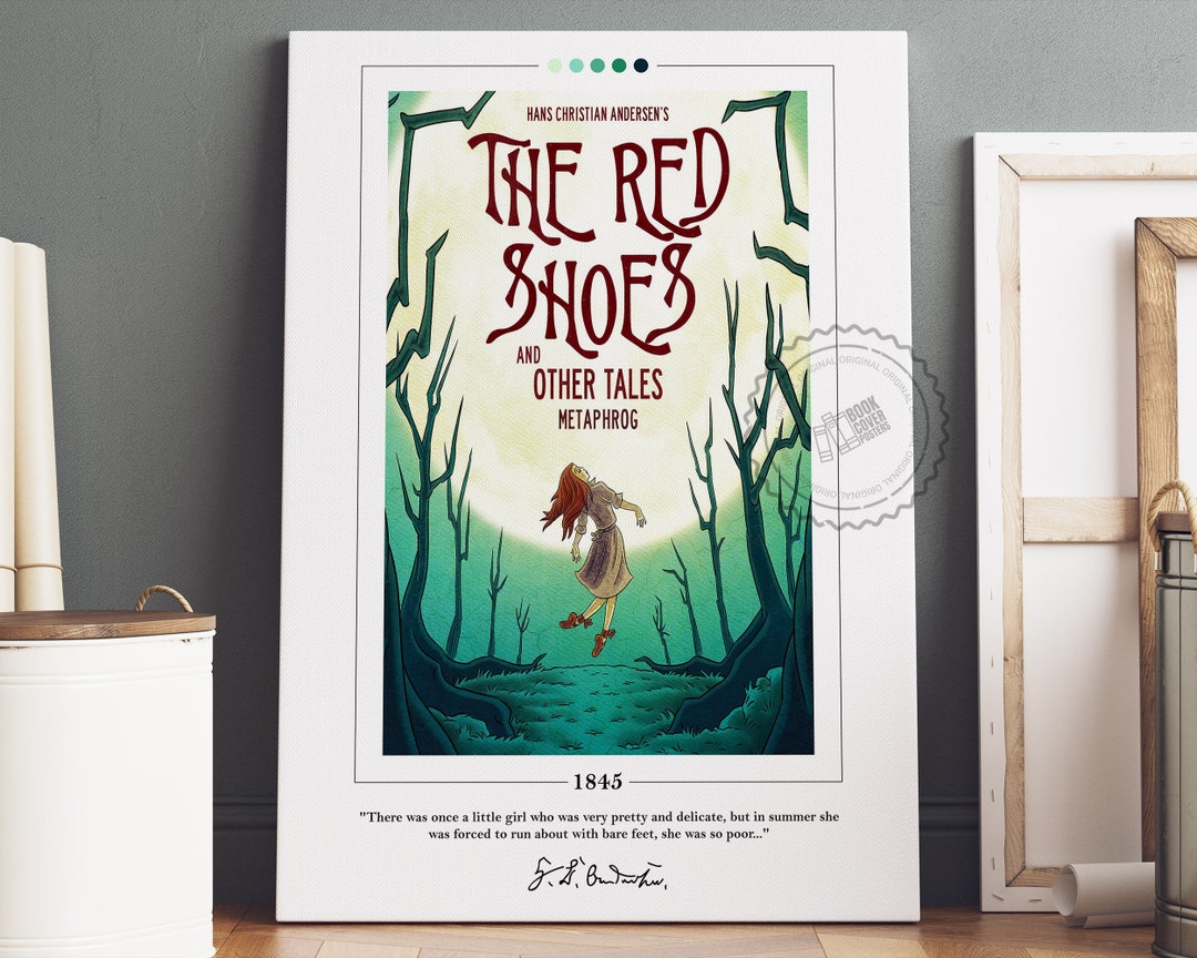 The Red Shoes Book Cover Poster | Hans Christian Andersen, the Red ...