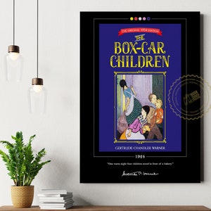 The Boxcar Children Book Cover Poster | Gertrude Chandler Warner, the ...
