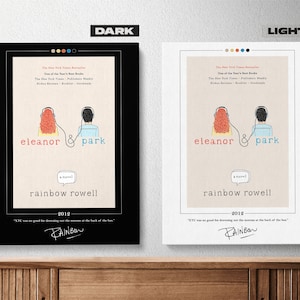 Eleanor and Park Book Cover Poster | Rainbow Rowell, Eleanor and Park ...