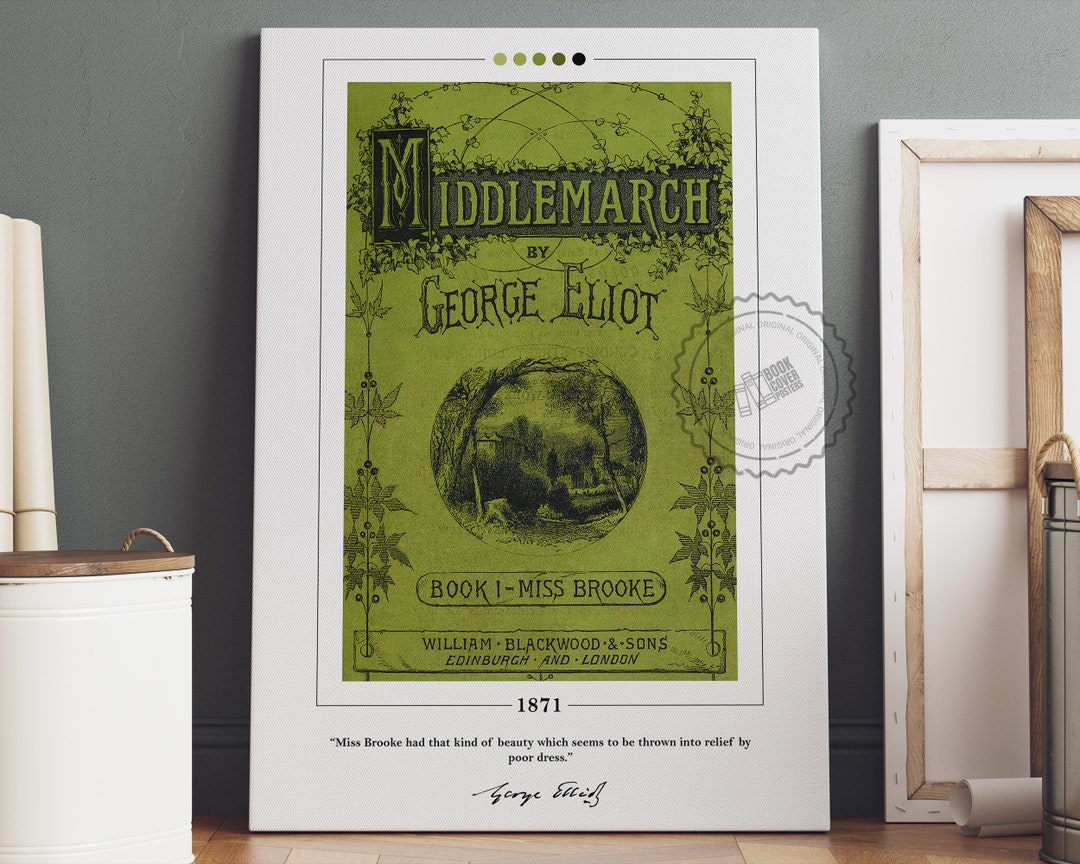 Middlemarch Book Cover Poster | George Eliot, Middlemarch Poster ...