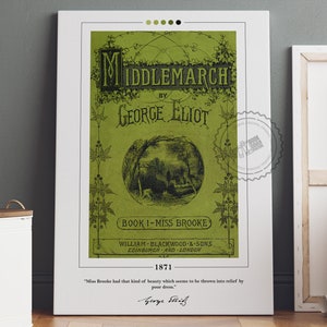 Middlemarch Book Cover Poster | George Eliot, Middlemarch Poster ...