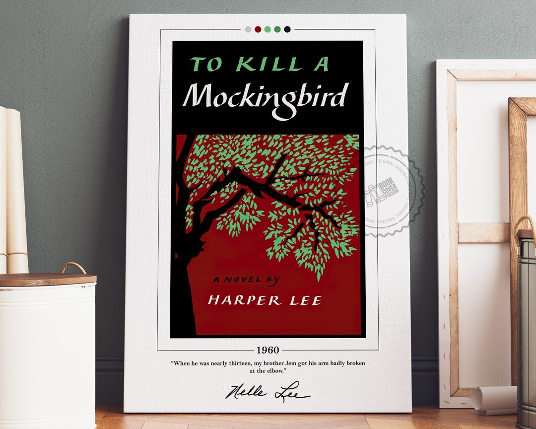 To Kill a Mockingbird Book Cover Poster Harper Lee, to Kill a ...