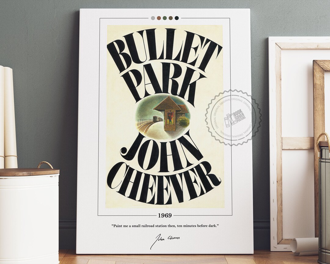 Bullet Park Book Cover Poster John Cheever, Bullet Park Poster, Bullet ...