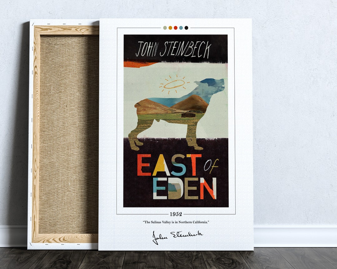 East of Eden Book Cover Poster | John Steinbeck, East of Eden Poster ...