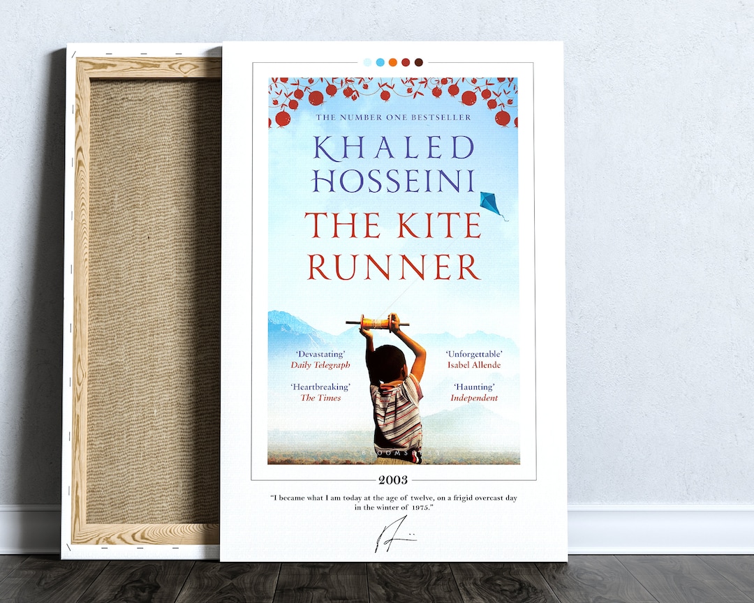 The Kite Runner Book Cover Poster | Khaled Hosseini, the Kite Runner ...