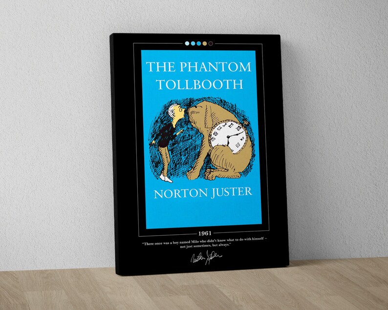 The Phantom Tollbooth Book Cover Poster Norton Juster - Etsy