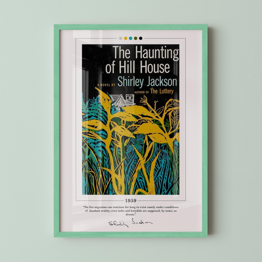 The Haunting of Hill House Book Cover Poster | Shirley Jackson ...