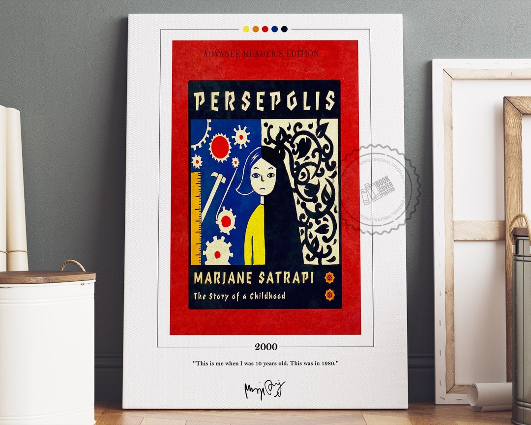 Persepolis Book Cover Poster | Marjane Satrapi, Persepolis Poster ...