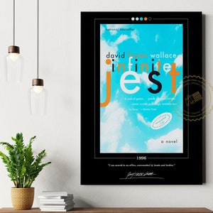 Infinite Jest Book Cover Poster | David Foster Wallace, Infinite Jest ...