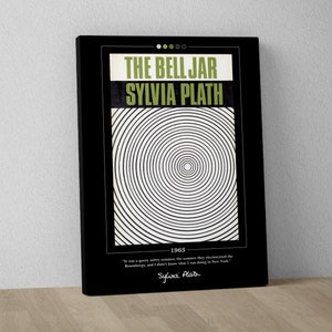 The Bell Jar Book Cover Poster | Sylvia Plath, the Bell Jar Poster, the ...