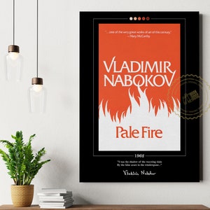 Pale Fire Book Cover Poster | Vladimir Nabokov, Pale Fire Poster, Pale ...