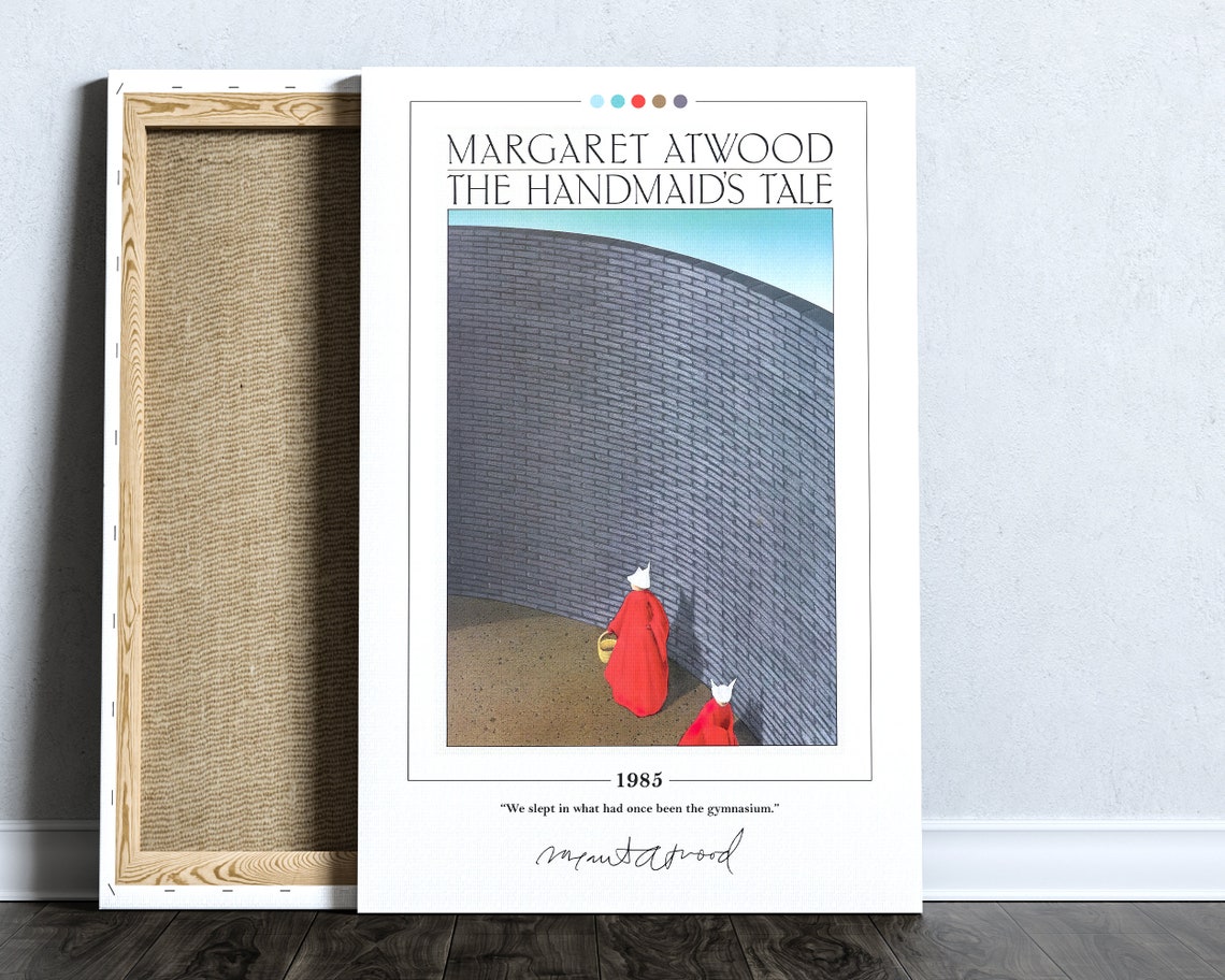 The Handmaid's Tale Book Cover Poster Margaret Atwood - Etsy