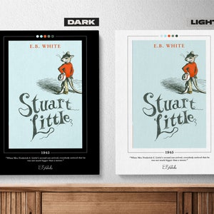 Stuart Little Book Cover Poster | E. B. White, Stuart Little Poster ...