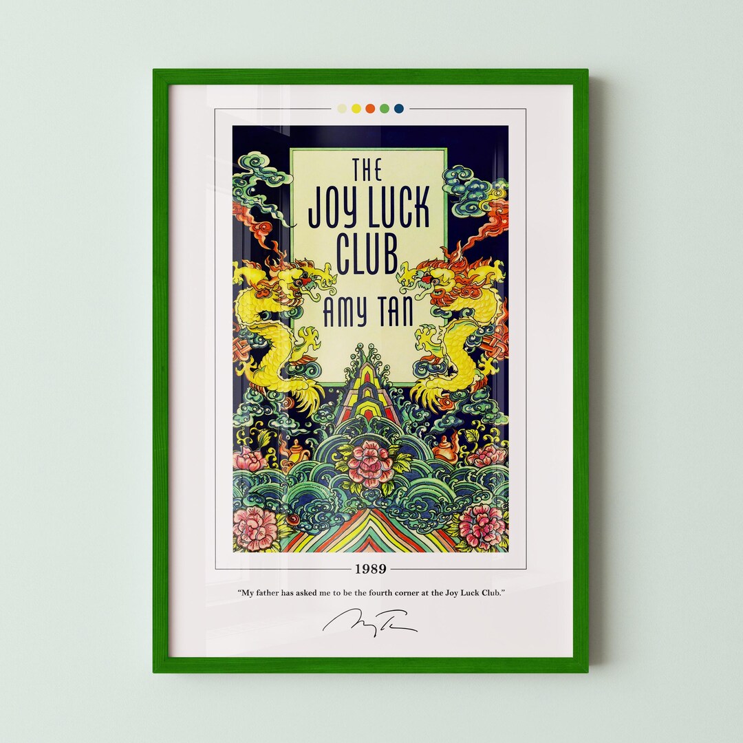 The Joy Luck Club Book Cover Poster | Amy Tan, Joy Luck Club Poster ...
