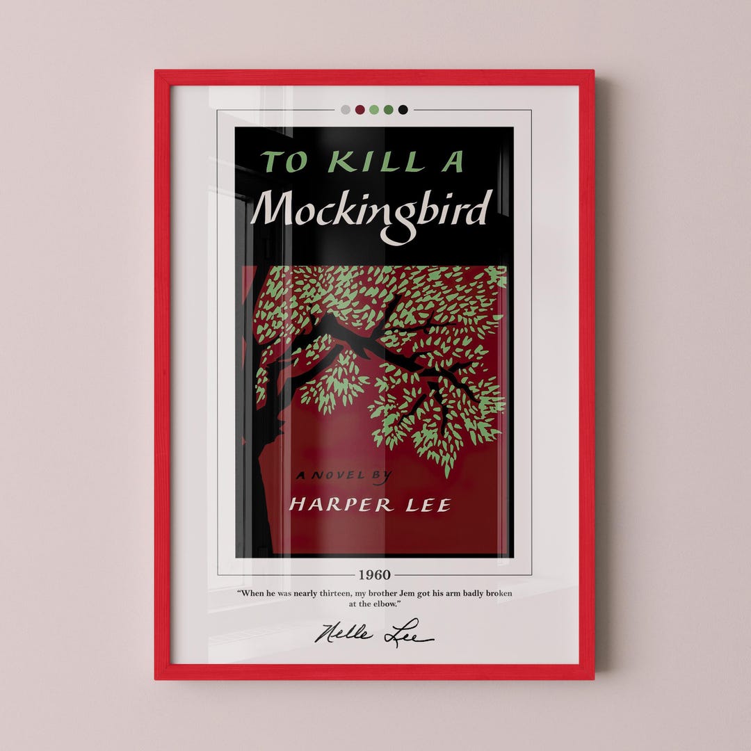To Kill a Mockingbird Book Cover Poster | Harper Lee, to Kill a ...