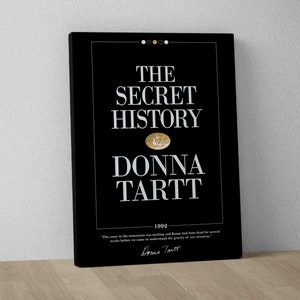 The Secret History Book Cover Poster | Donna Tartt, the Secret History ...