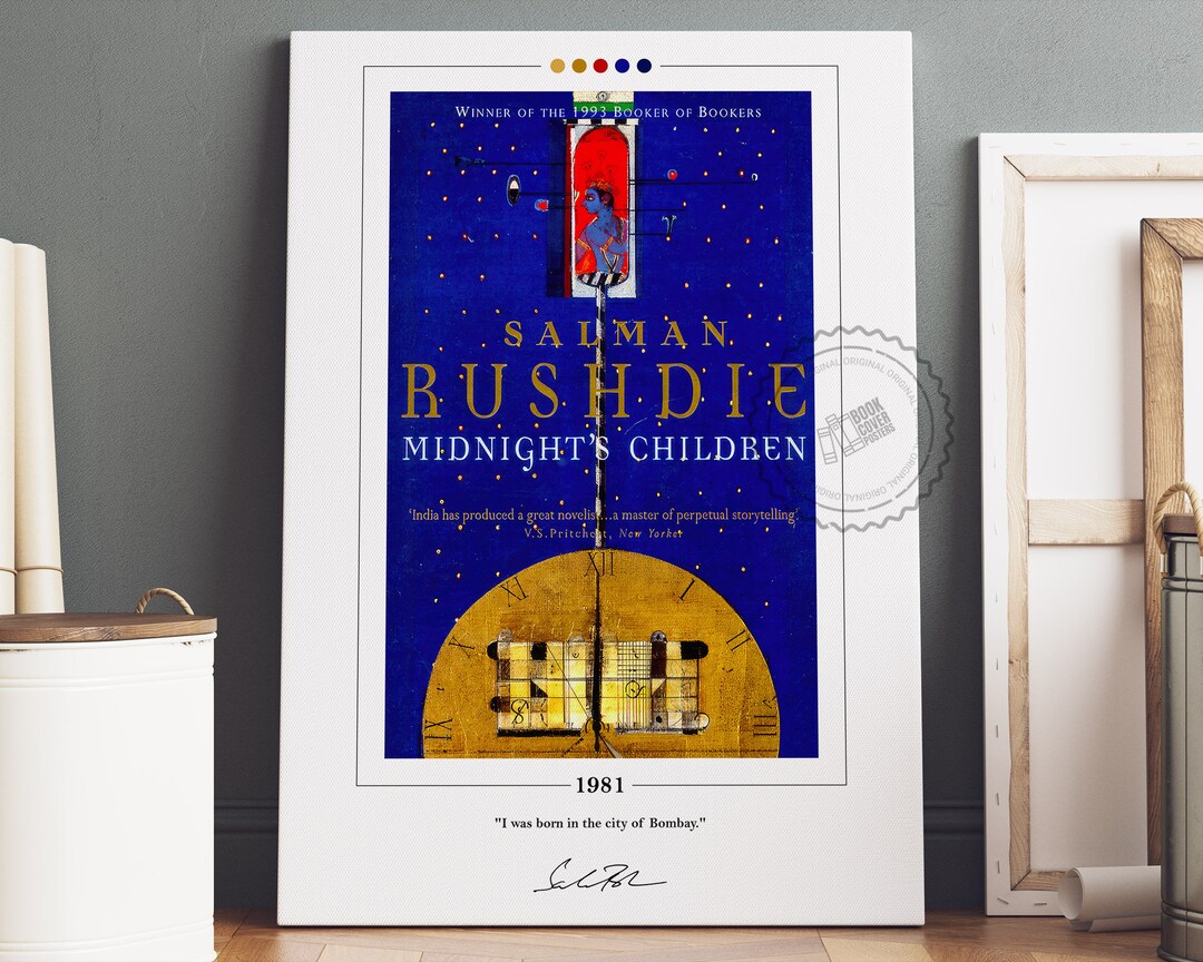 Midnight's Children Book Cover Poster | Salman Rushdie, Midnight's ...