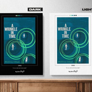 A Wrinkle in Time Book Cover Poster | Madeleine L'engle, A Wrinkle in ...