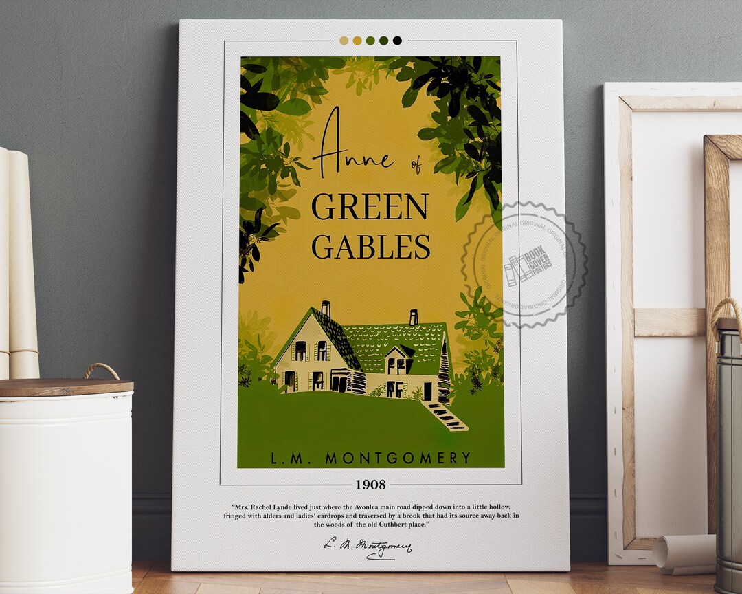 Anne of Green Gables Book Cover Poster | L. M. Montgomery, Anne of ...