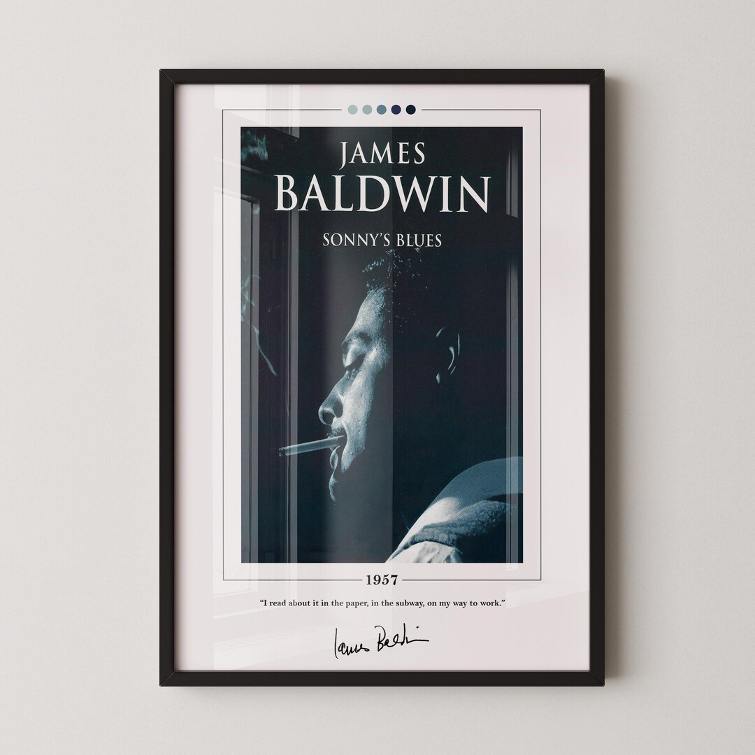 Sonny's Blues Book Cover Poster | James Baldwin, Sonny's Blues Poster ...