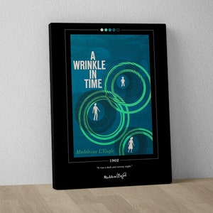 A Wrinkle in Time Book Cover Poster | Madeleine L'engle, A Wrinkle in ...