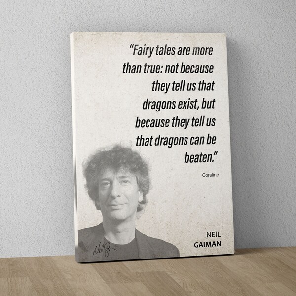 Neil Gaiman Quote - Etsy