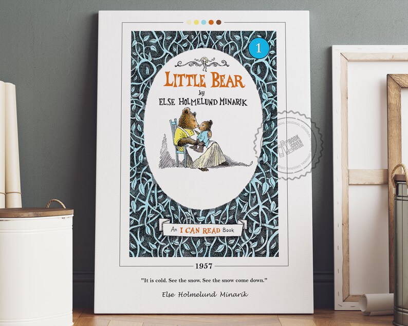 Little Bear Book Cover Poster Else Holmelund Minarik Little - Etsy