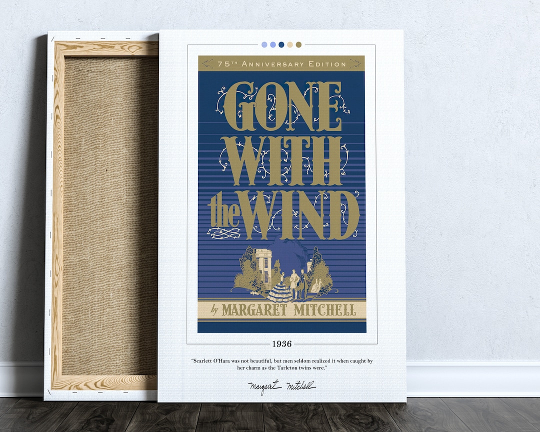 Gone With the Wind Book Cover Poster | Margaret Mitchell, Gone With the ...