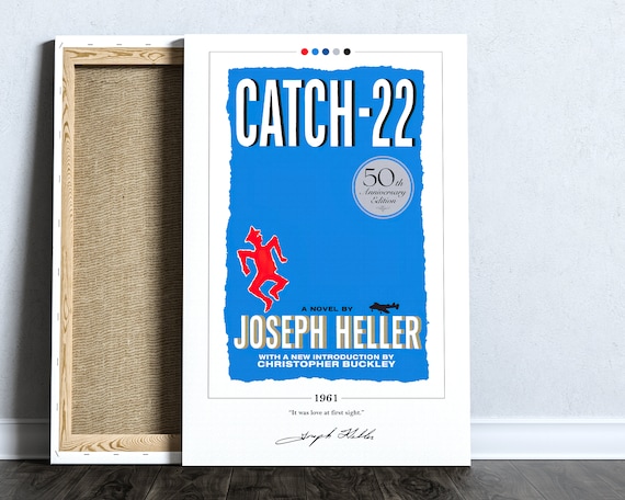 Catch 22 Book Cover Poster Joseph Heller Catch 22 Poster - Etsy