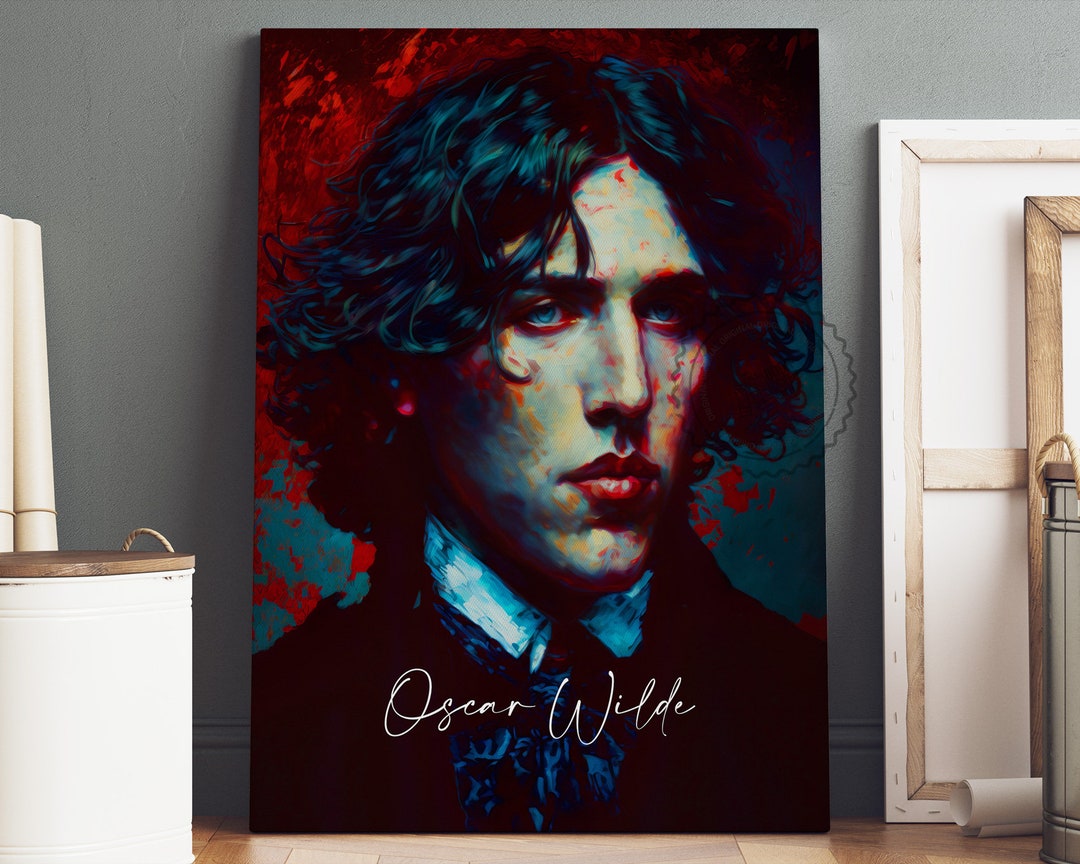 Oscar Wilde Poster Canvas | Oscar Wilde Canvas Wall Art, Oscar Wilde ...