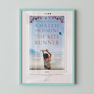 The Kite Runner Book Cover Poster | Khaled Hosseini, the Kite Runner ...