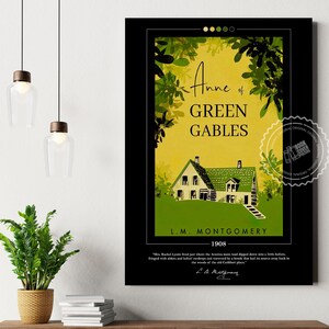 Anne of Green Gables Book Cover Poster | L. M. Montgomery, Anne of ...