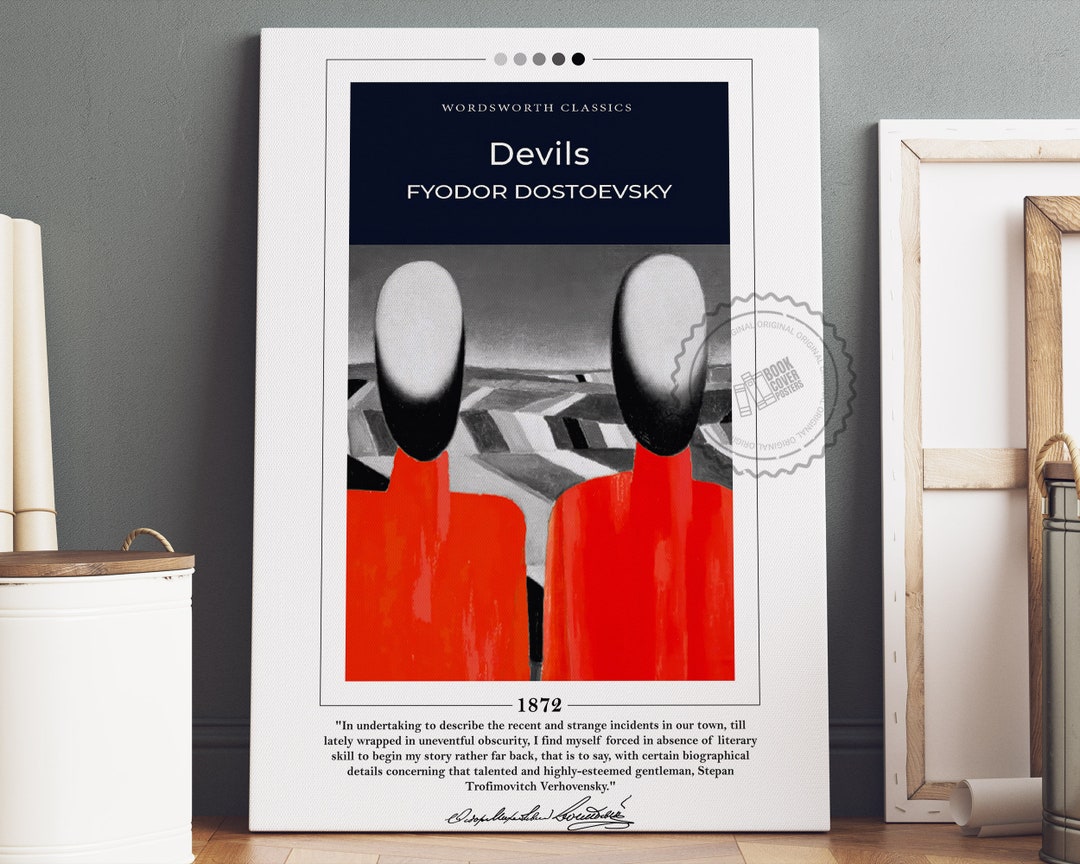 Devils Book Cover Poster | Fyodor Dostoevsky, Devils Poster, Devils ...