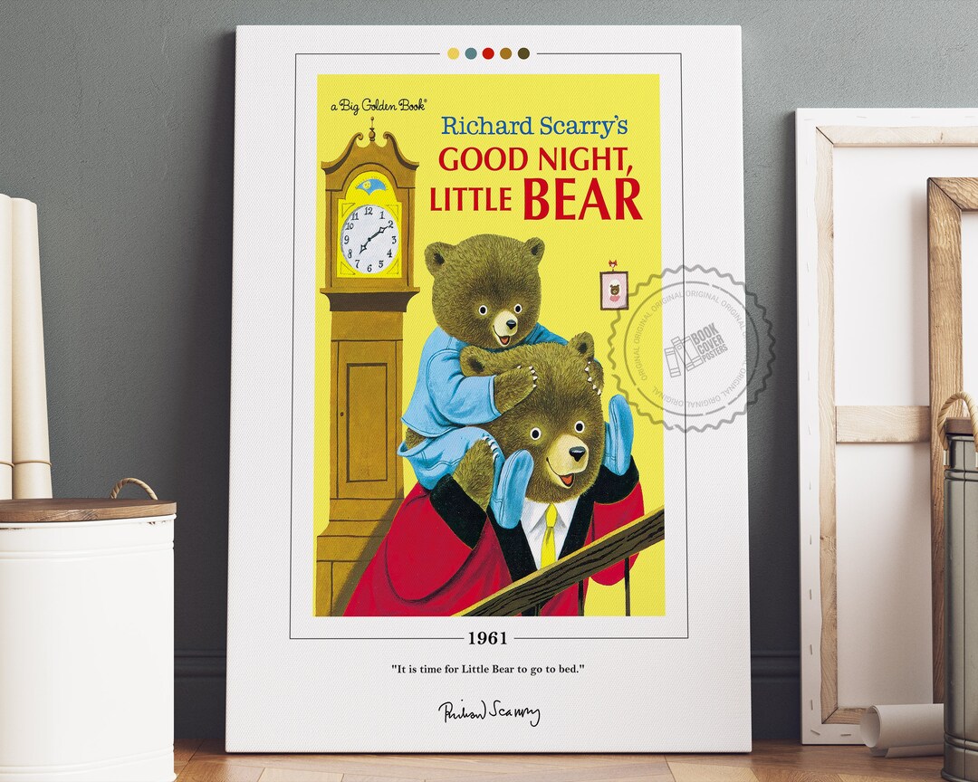 Good Night Little Bear Book Cover Poster Richard Scarry, Good Night ...