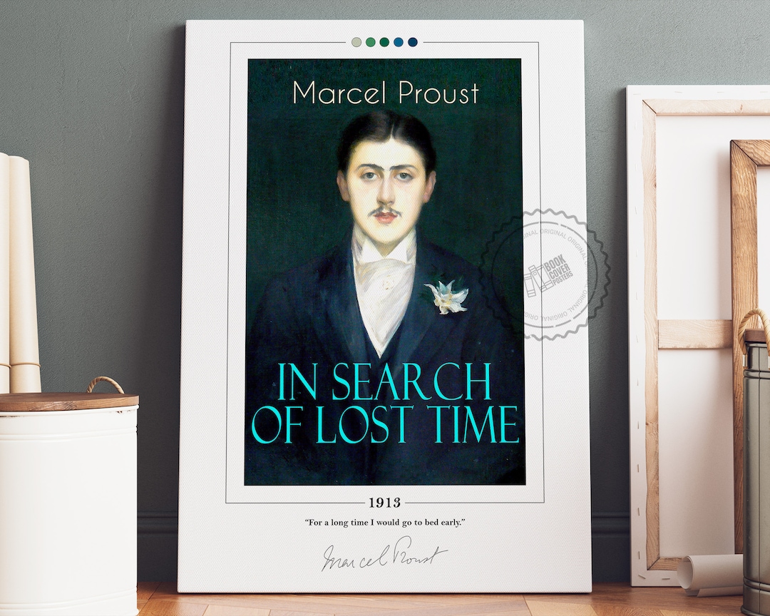 In Search of Lost Time Book Cover Poster | Marcel Proust, in Search of ...