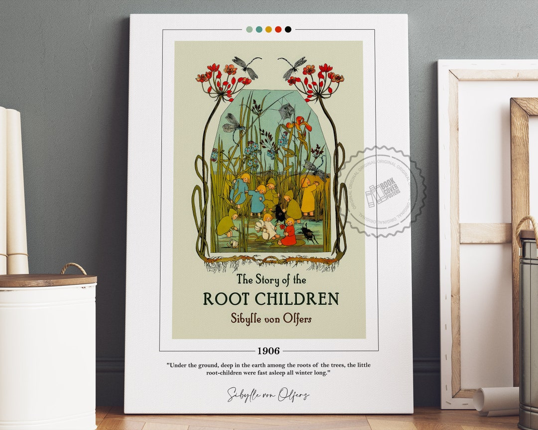 The Story of the Root Children Book Cover Poster | Sibylle Von Olfers ...