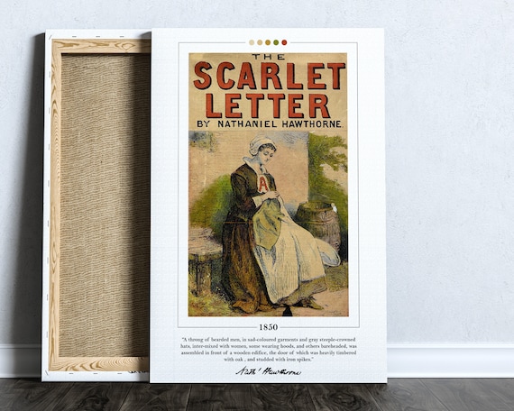 The Scarlet Letter Book Cover Nathaniel Hawthorne