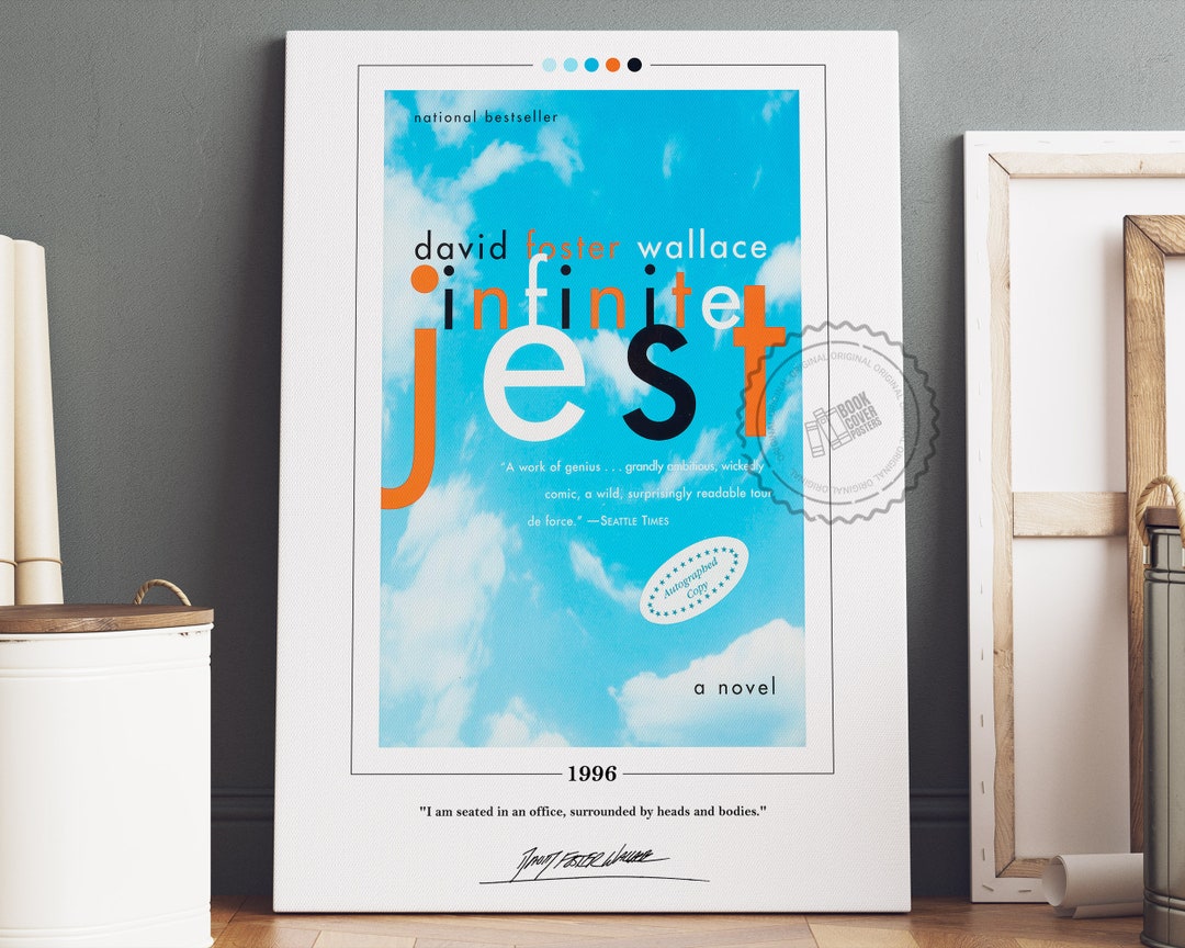 Infinite Jest Book Cover Poster | David Foster Wallace, Infinite Jest ...