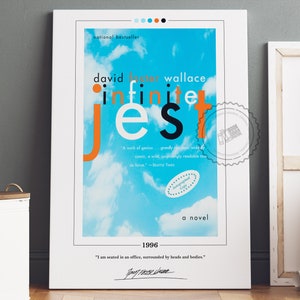 Infinite Jest Book Cover Poster | David Foster Wallace, Infinite Jest ...