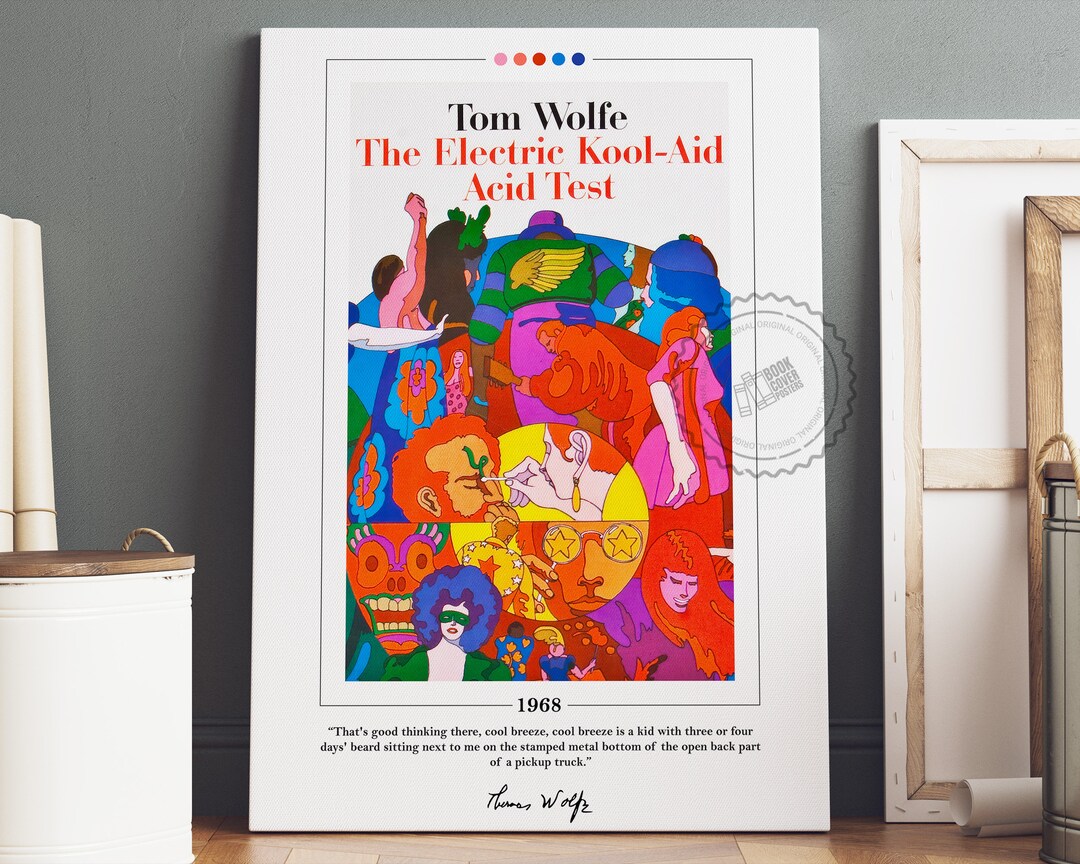 The Electric Kool-aid Acid Test Book Cover Poster | Tom Wolfe, the ...